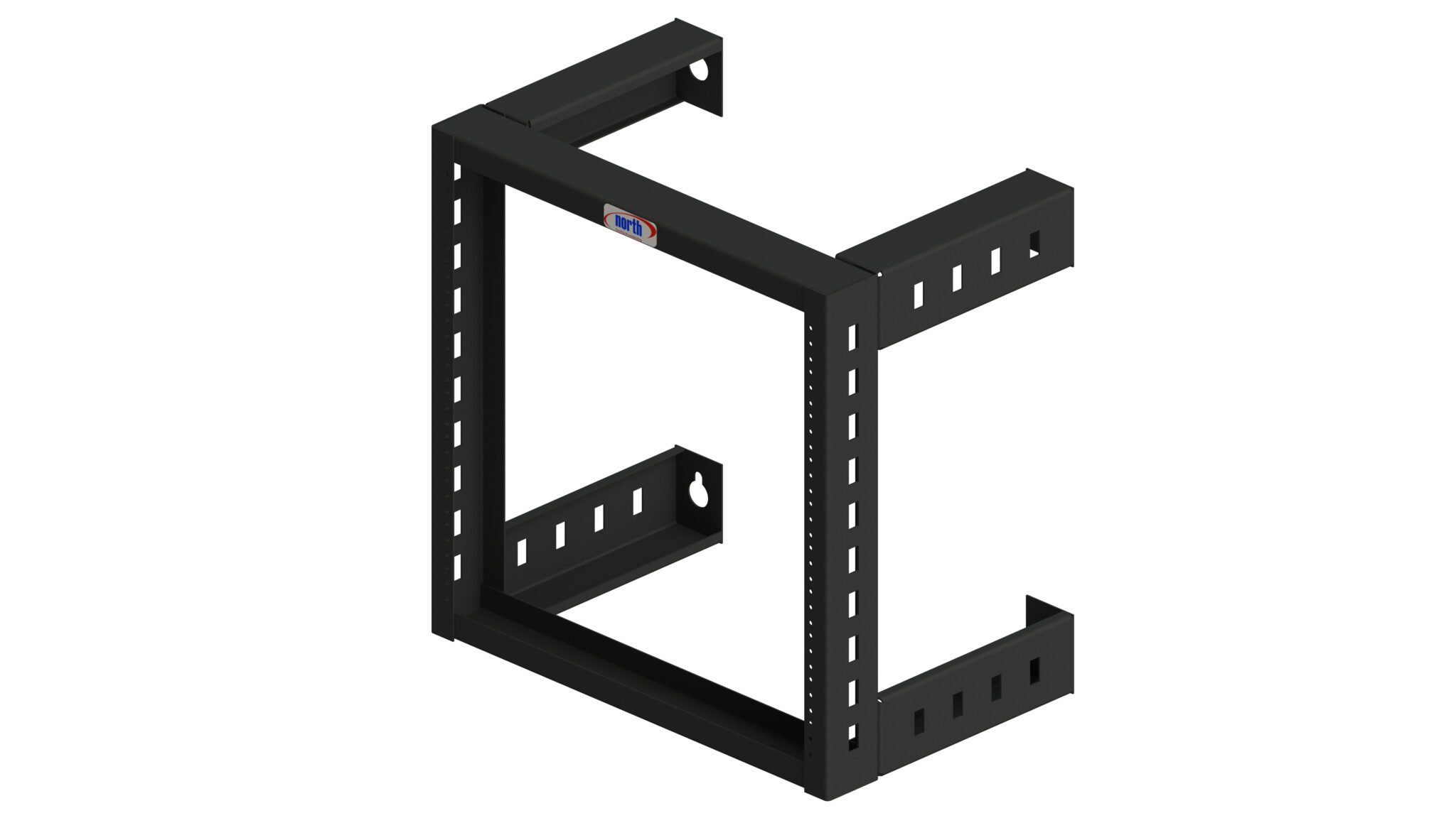 RACK DE PARED EN ACERO DE 10UR X 12.5" BKL - North System