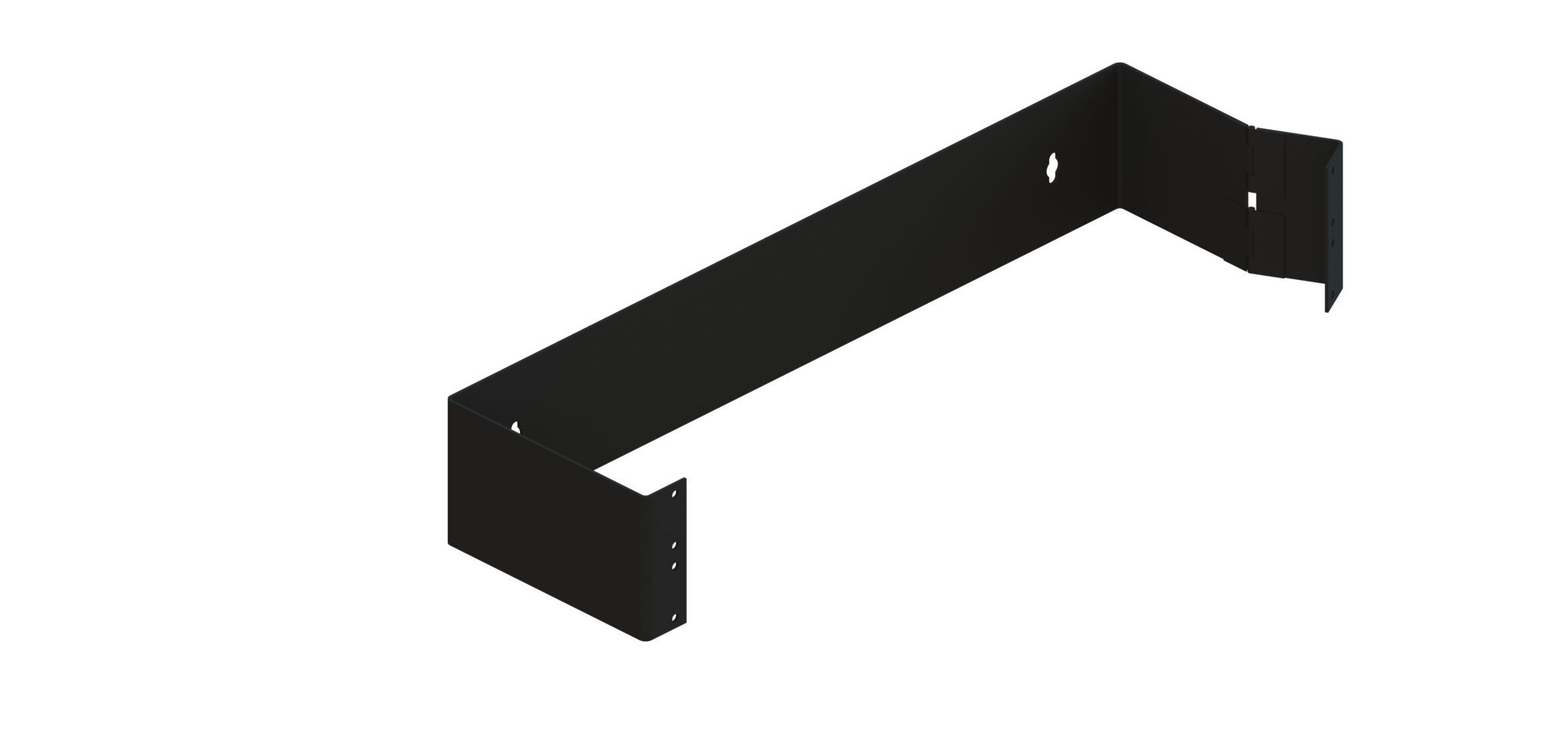 BRACKET DE PARED DE 19"X 2 U.R 13" DE PROFUNDIDAD CALIBRE 18 COLOR ...