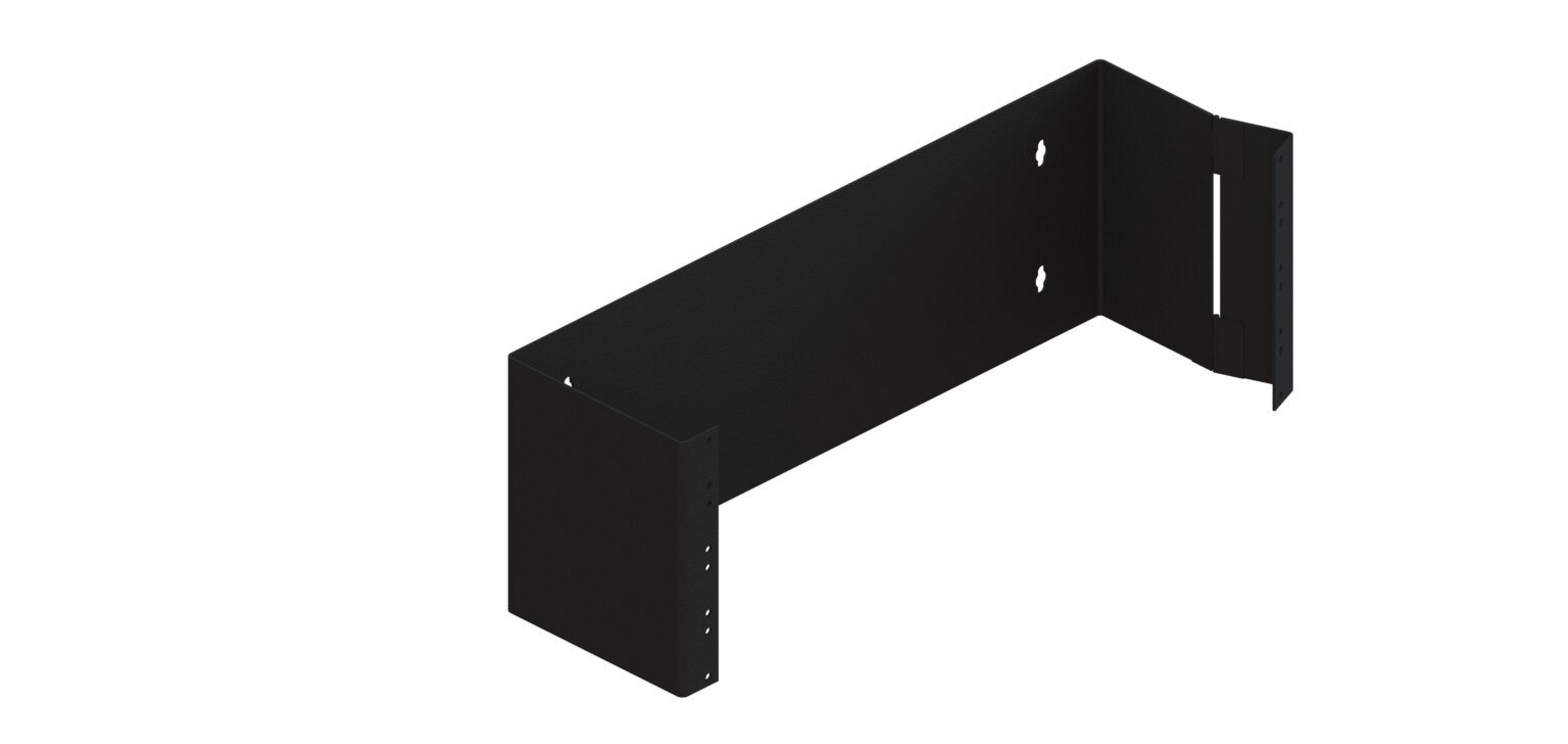 BRACKET DE PARED DE 19"X 4 U.R 13" DE PROFUNDIDAD CALIBRE 18 COLOR ...